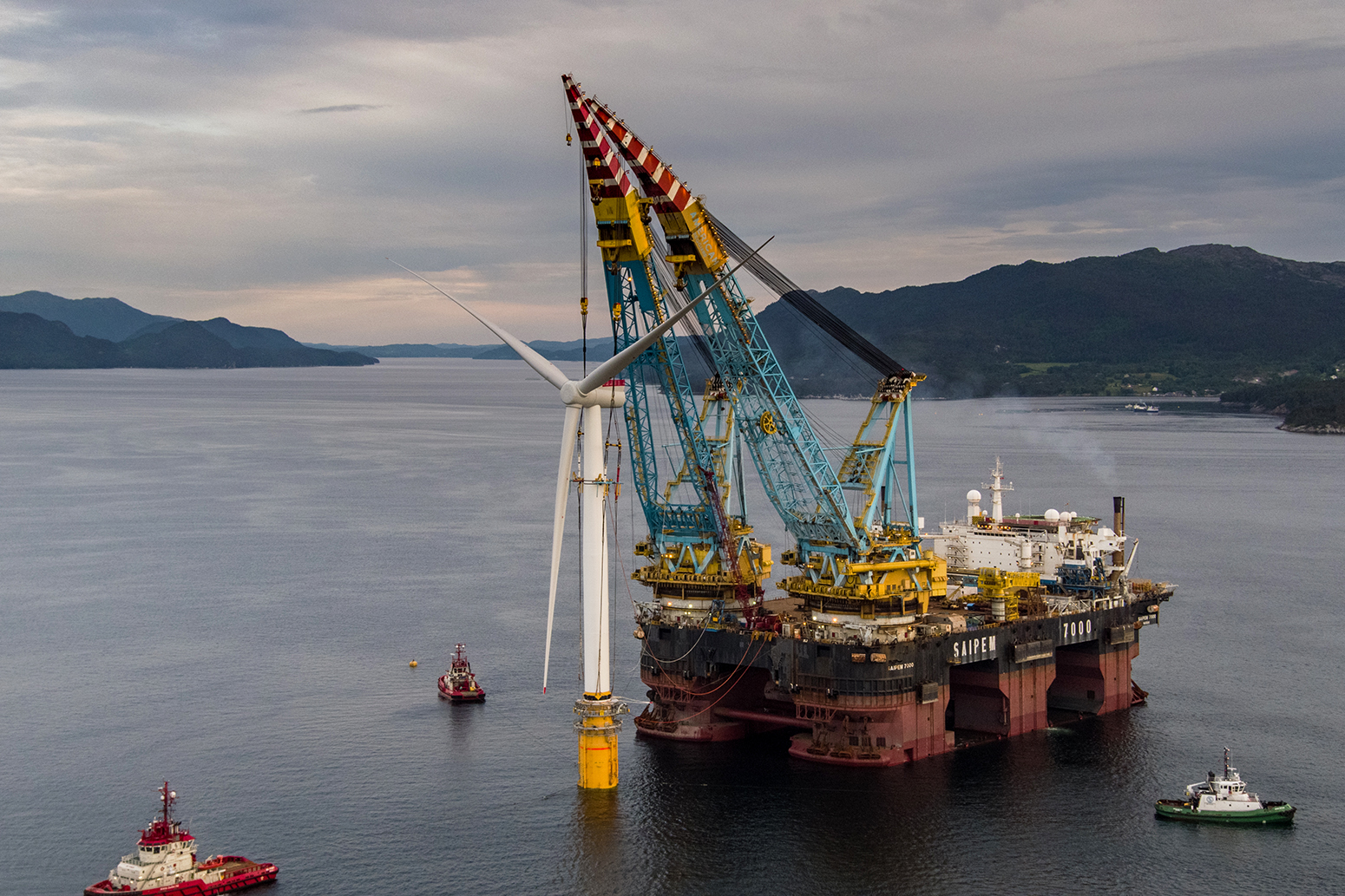 Hywind floating foundation - visualdase