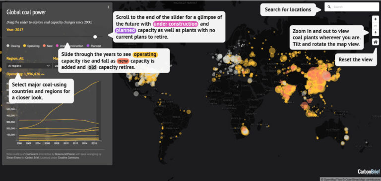 Mapped: The world’s coal power plants in 2020