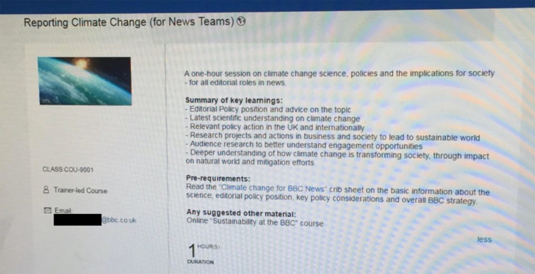 Exclusive: BBC issues internal guidance on how to report climate change