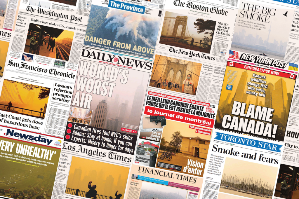 Media Reaction Canadas Wildfires In 2023 And The Role Of Climate