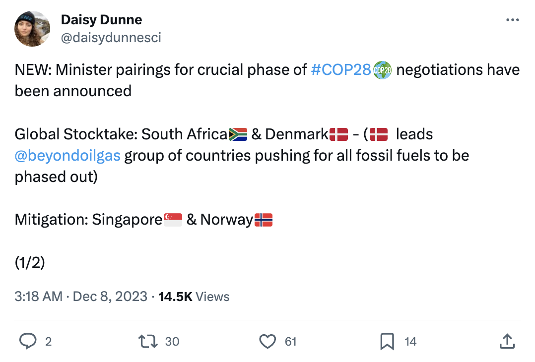 COP28: Key outcomes agreed at the UN climate talks in Dubai - Carbon Brief