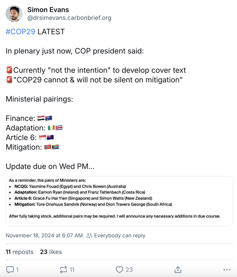 COP29: Key outcomes agreed at the UN climate talks in Baku - Carbon Brief