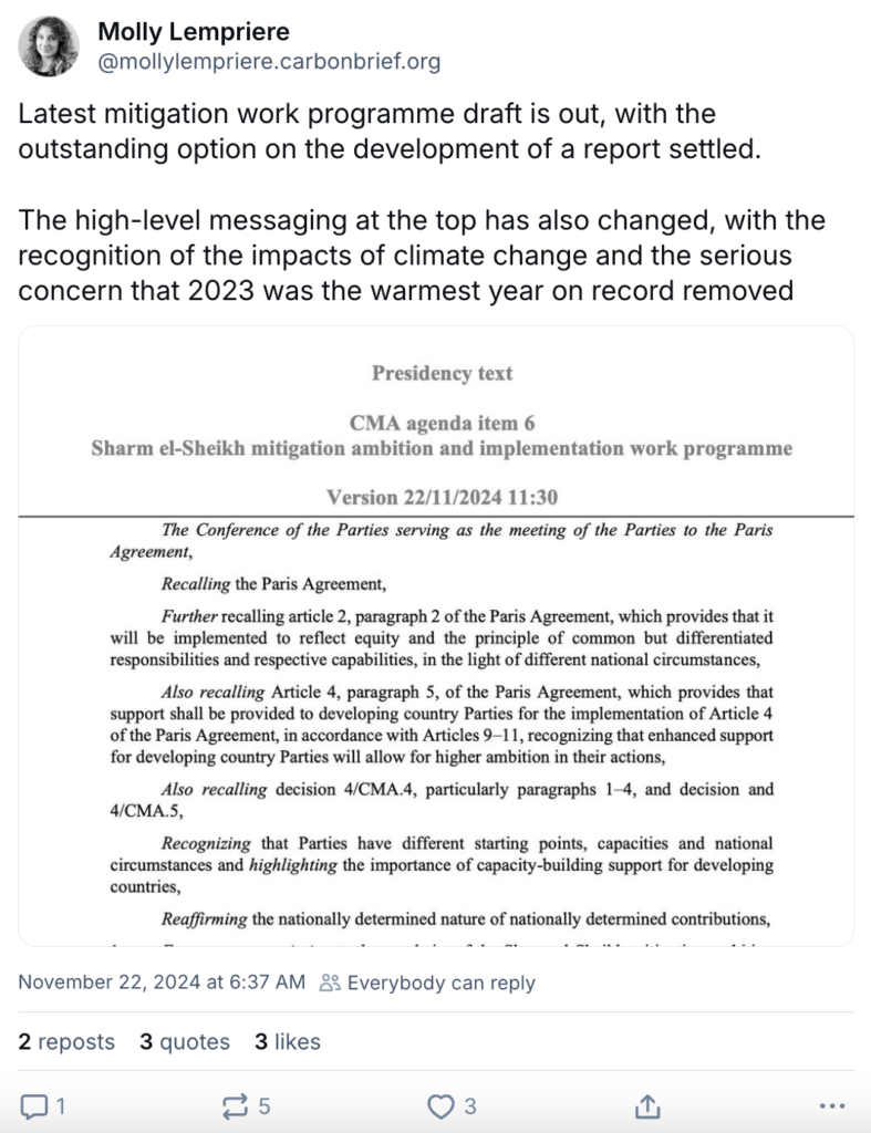 COP29: Key outcomes agreed at the UN climate talks in Baku - Carbon Brief