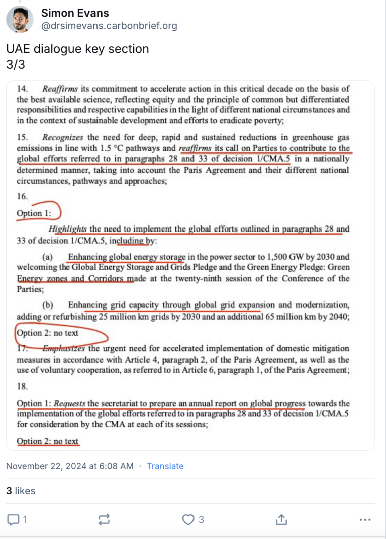 COP29: Key outcomes agreed at the UN climate talks in Baku - Carbon Brief