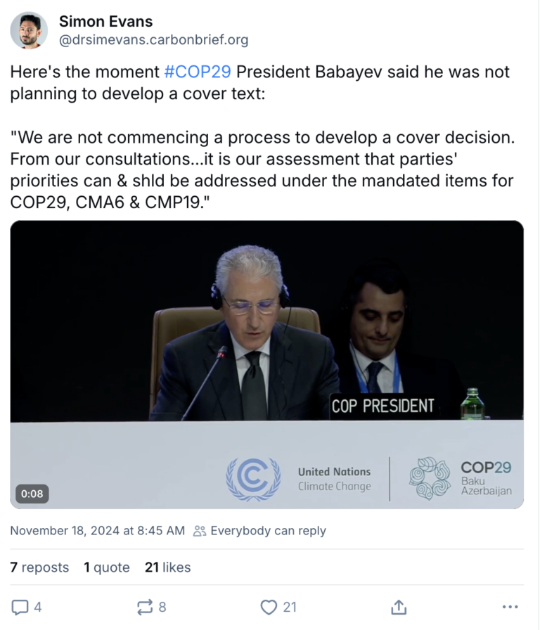 COP29: Key outcomes agreed at the UN climate talks in Baku - Carbon Brief